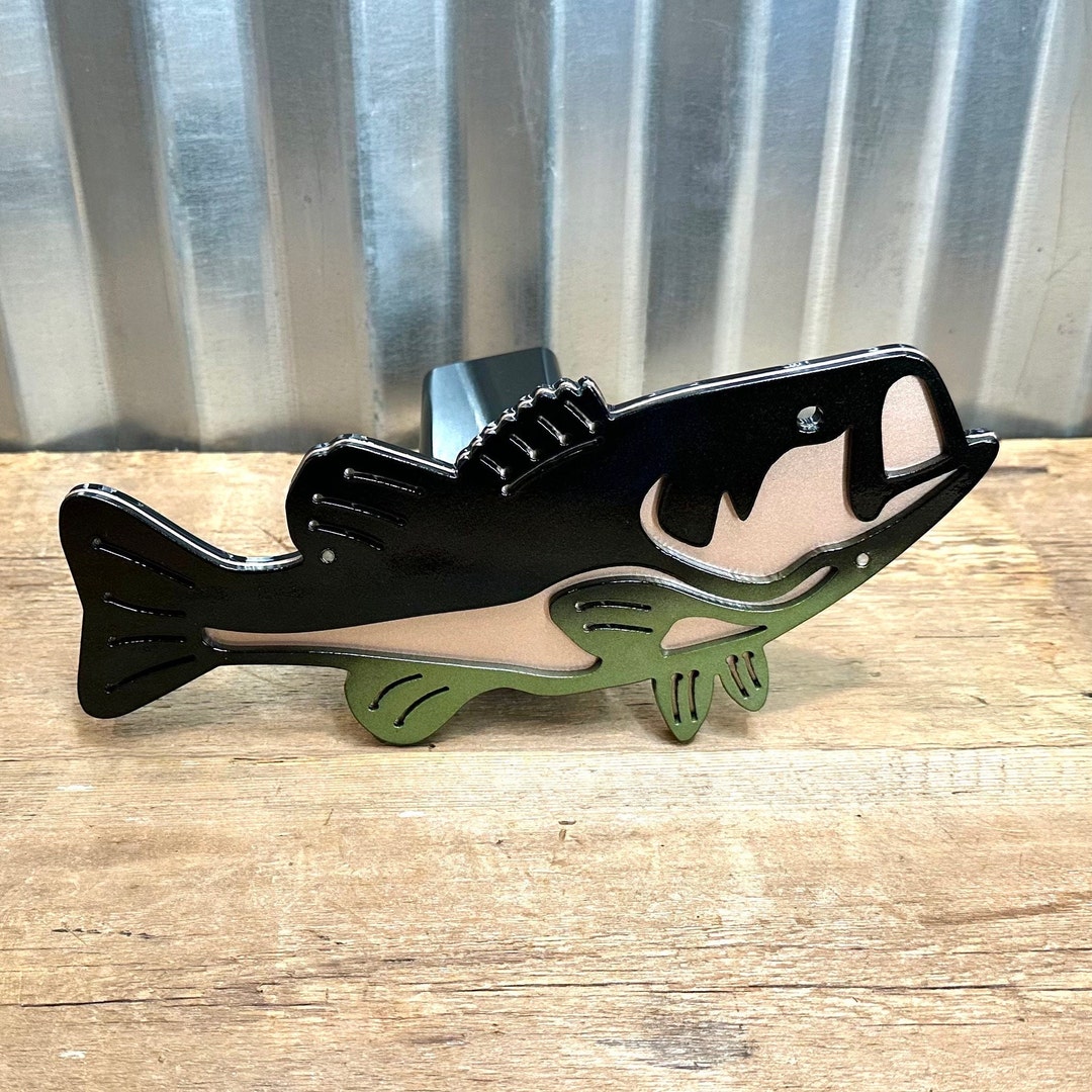 Large Mouth Bass Hitch Cover - Etsy