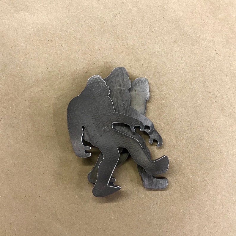 Bigfoot Sasquatch Metal Cutouts 3 Pack 3/16” - Etsy