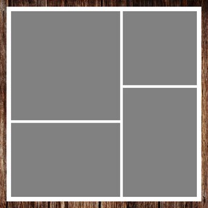 12 X 12 Template Pack No.2 INSTANT DOWNLOAD Storyboard Template, Photo ...