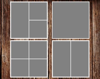 3 Photo Template | Etsy
