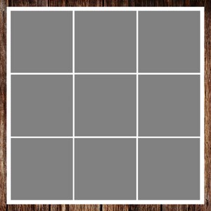 INSTANT DOWNLOAD Storyboard Template Photo Collage Template 12 X 12 ...