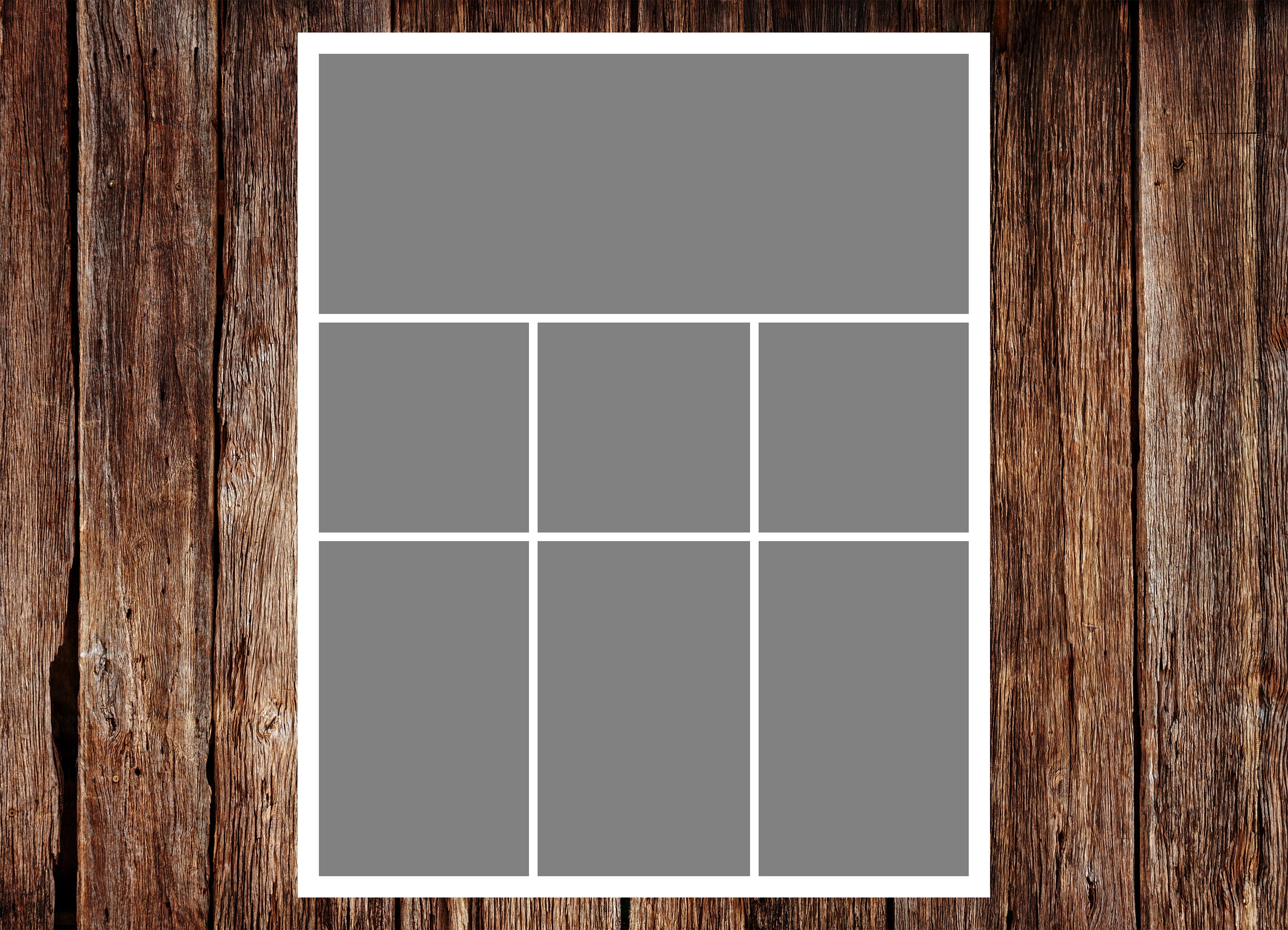 Photo Collage Template 16 X 20 Template Pack No.6 - Etsy