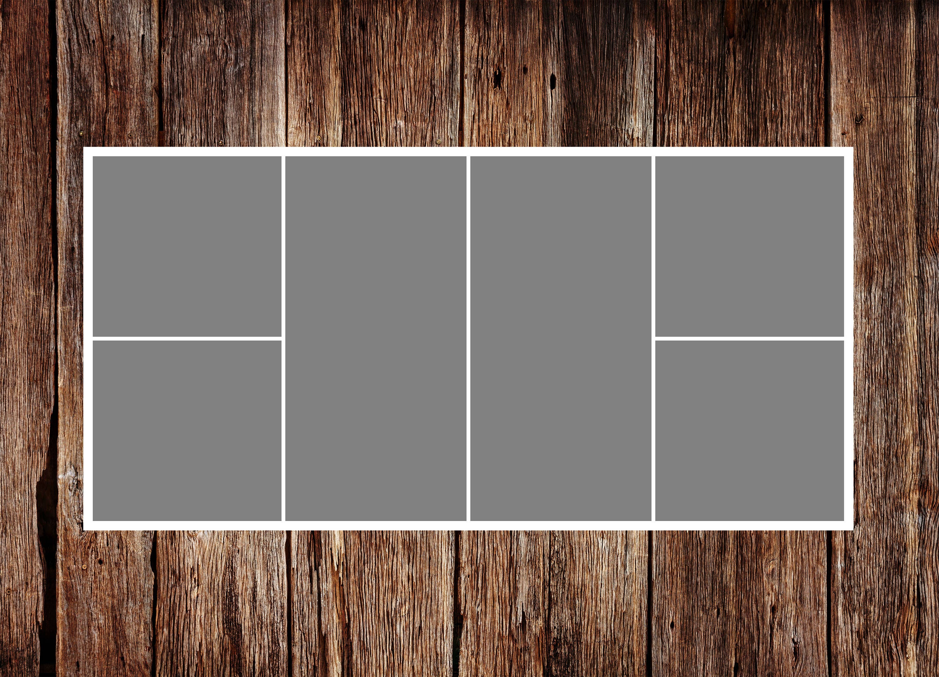 Storyboard Template Photo Collage Template 20 X 10 - Etsy