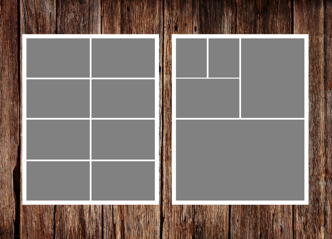 Photo Collage Template 16 X 20 Template Pack No.3 - Etsy