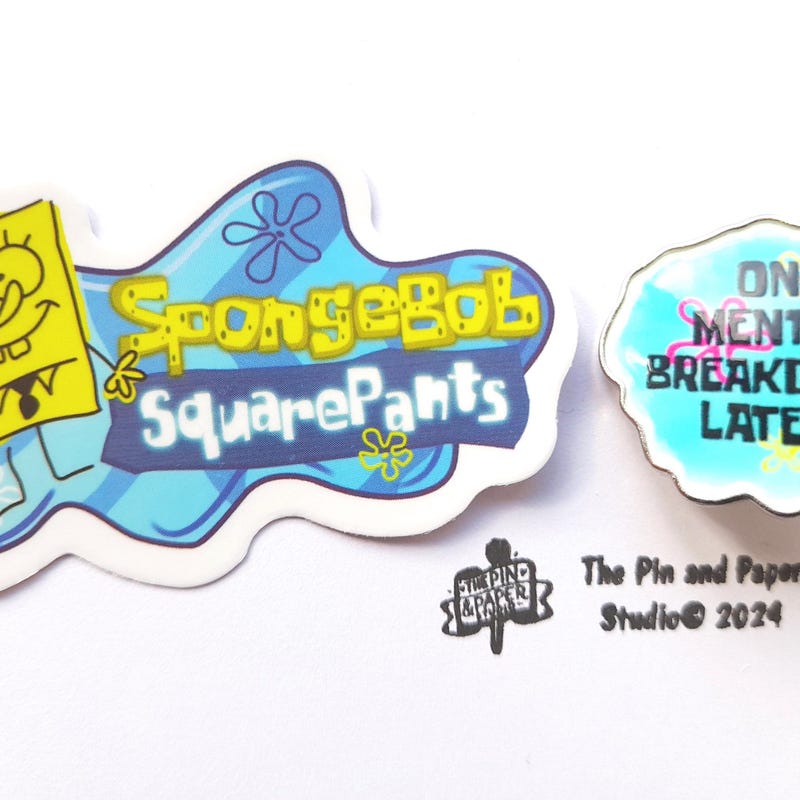 Spongebob Pin - Etsy