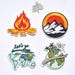 Set of 10 Unique Wilderness Outdoor Patches | Embroidered Adventure ...