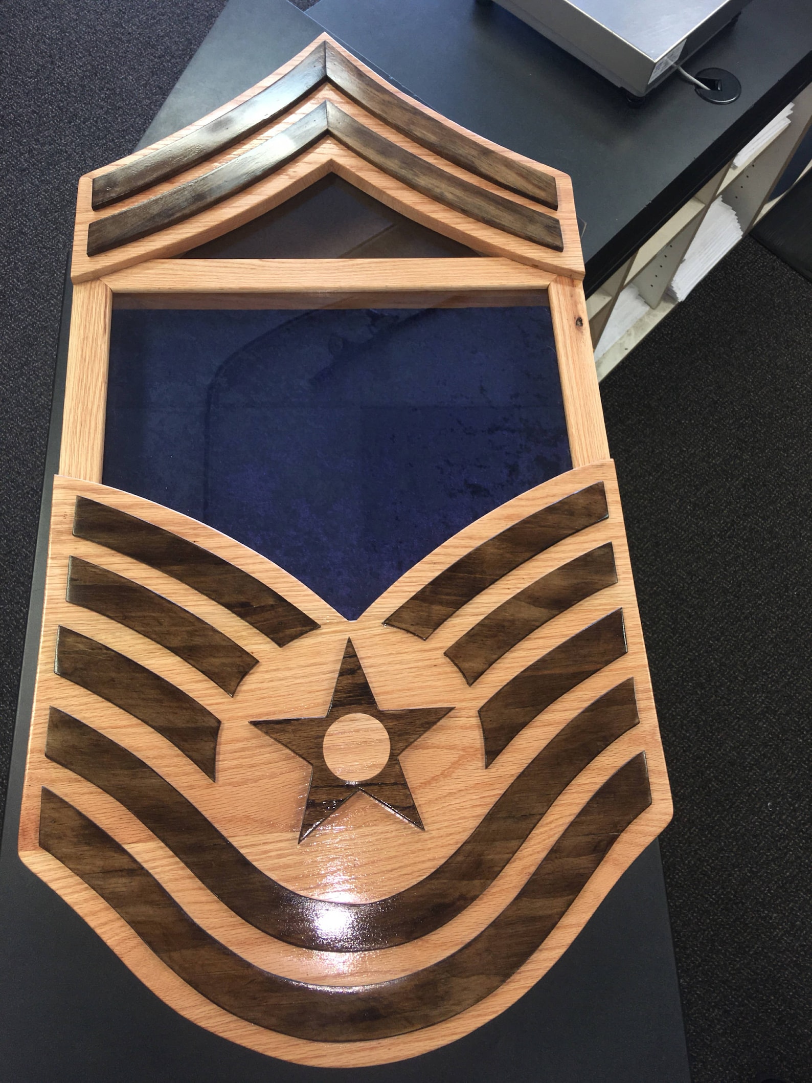 Air Force Stripes Retirement Shadow Box (large) - Etsy