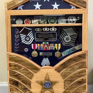 Air force shadow box | Etsy