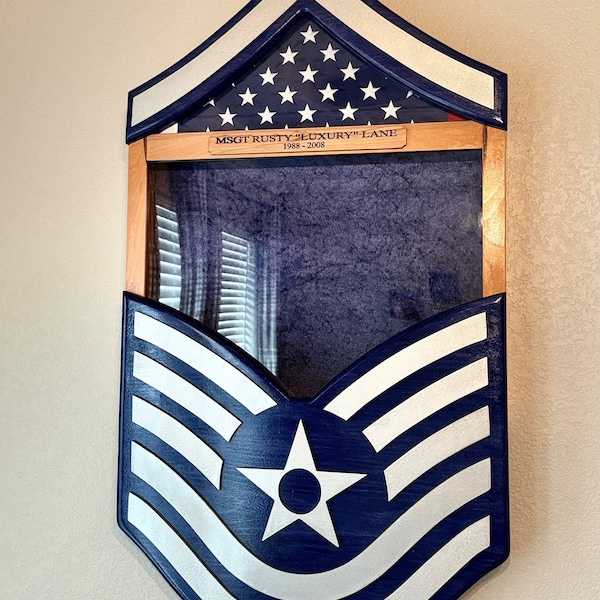 Air Force Shadow Box - Etsy