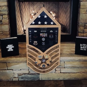Air Force Stripes Retirement Shadow Box (large) - Etsy