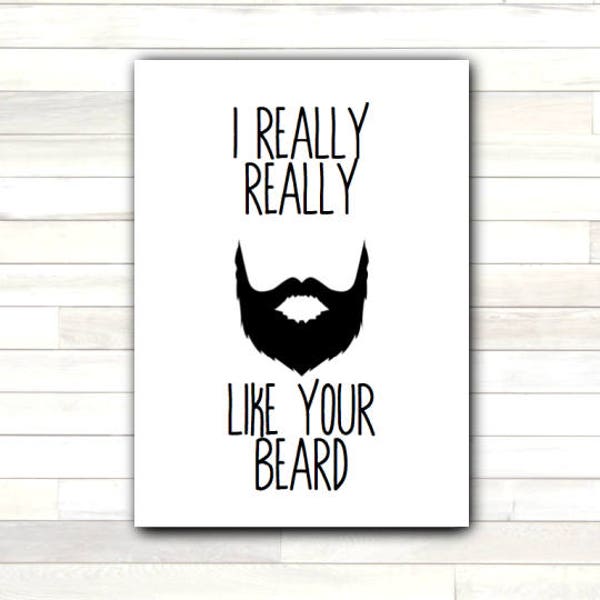 Beard Card - Etsy