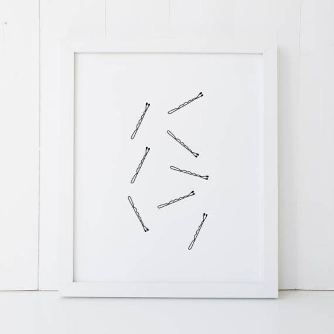 Bobby Pins Dancer Humor Home Decor Printable Wall Art INSTANT DOWNLOAD ...