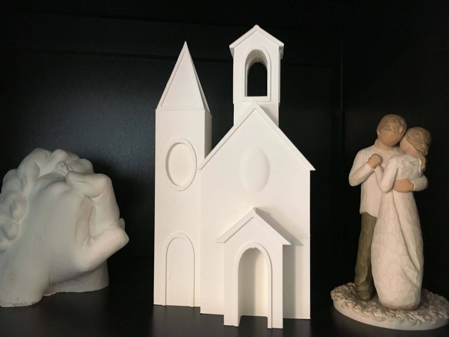 Church Model - Cake Topper - Christmas Village (made to Order) - Etsy