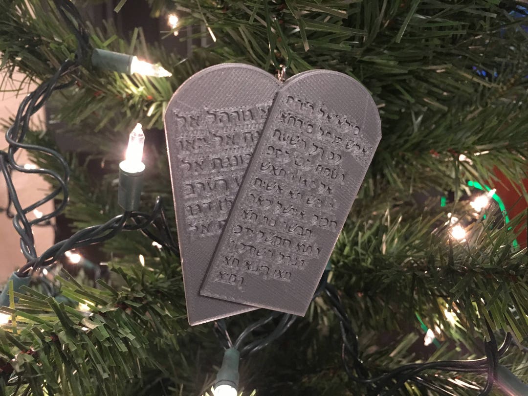 Ten Commandments Christmas Ornament (made to Order) - Etsy