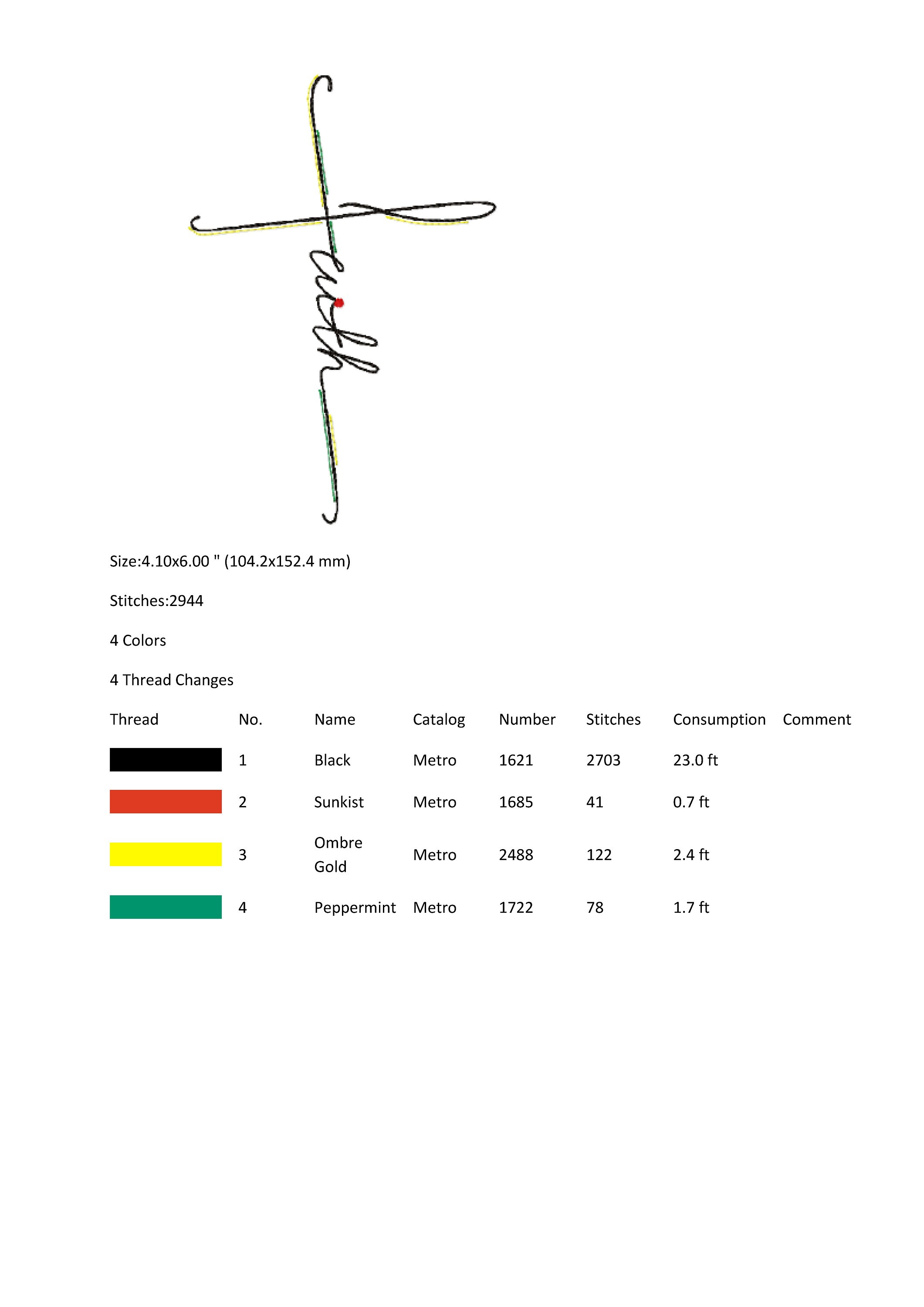 Christian Cross Faith Machine Embroidery Design Religious Embroidery ...