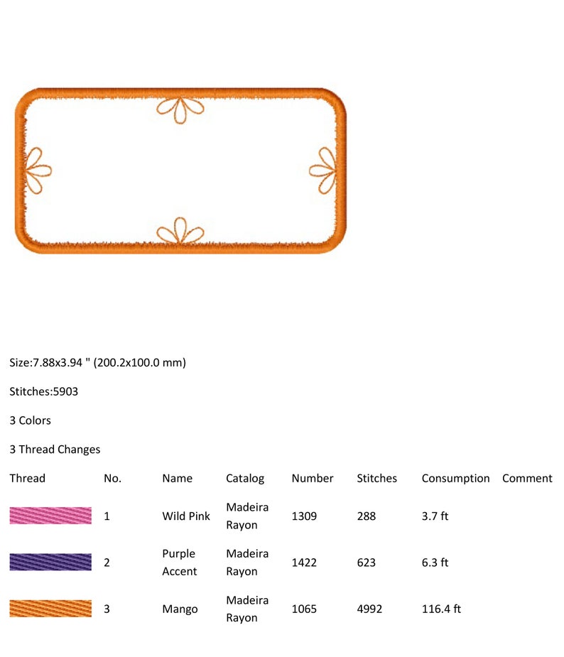 25 Sizes Frame Applique Design Frame Embroidery Design Fill - Etsy