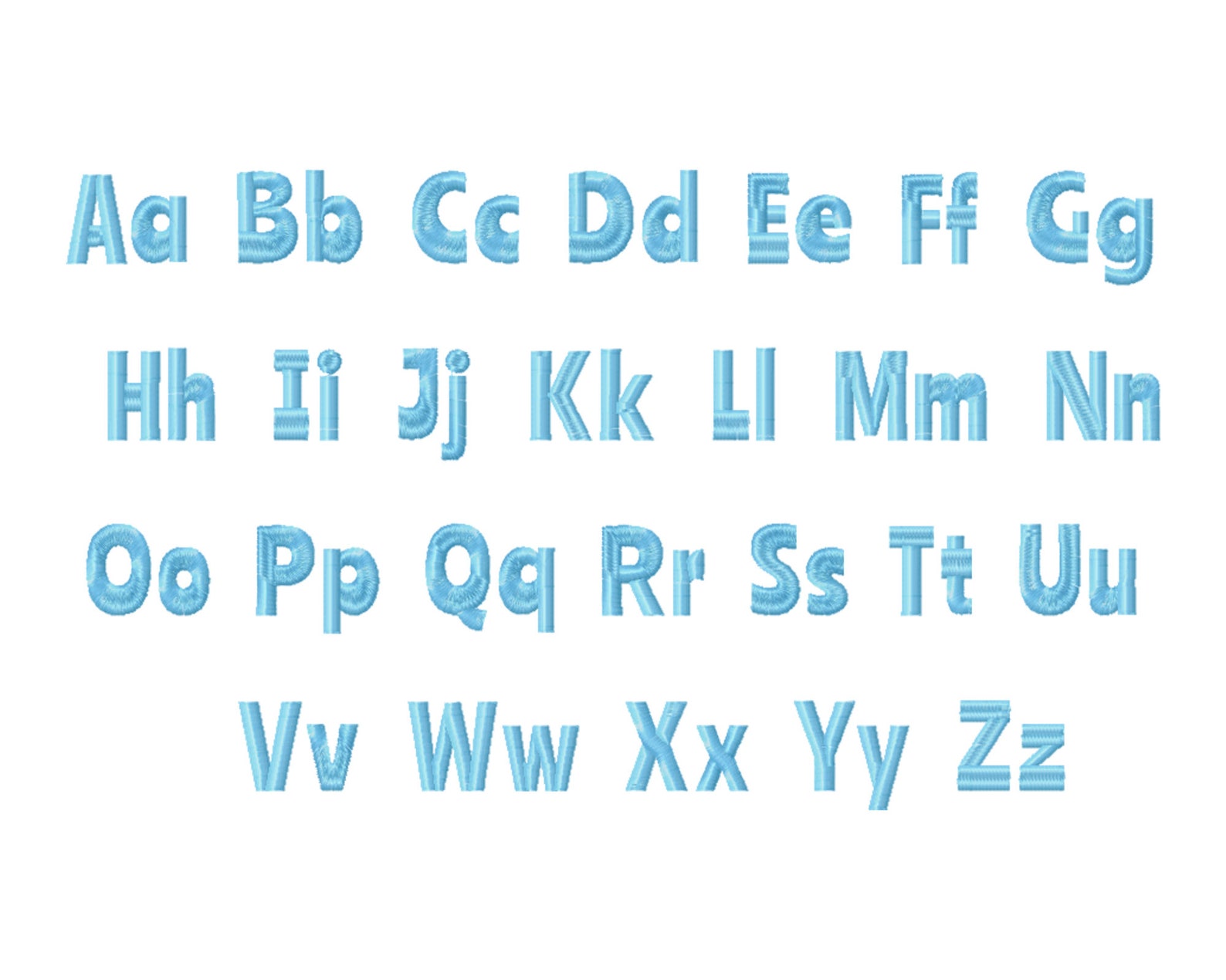 Ranchers Font Embroidery Design 0.251/4 0.51/2 - Etsy