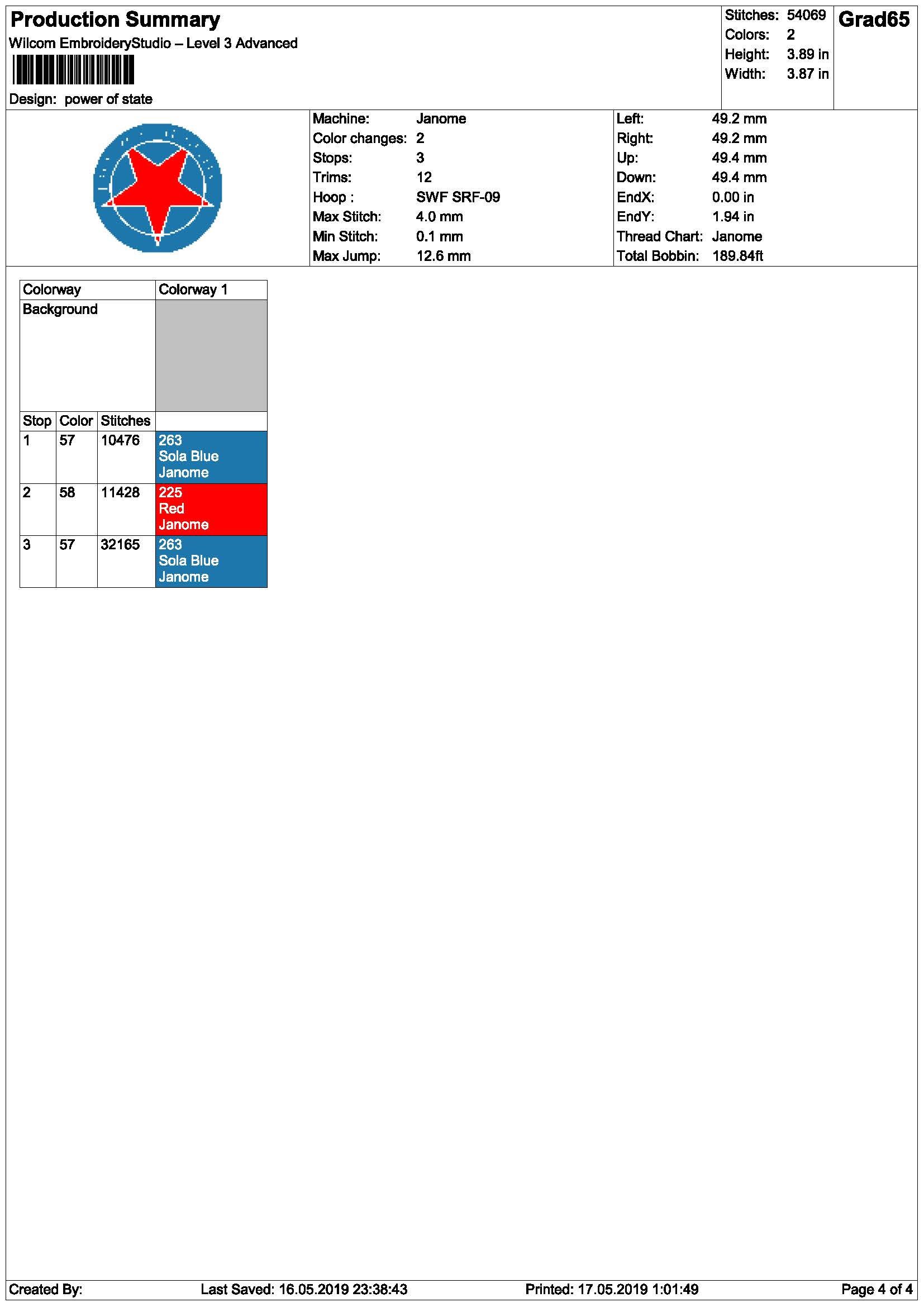 Machine Embroidery Design. A Simple Decoration Symbol Power of | Etsy