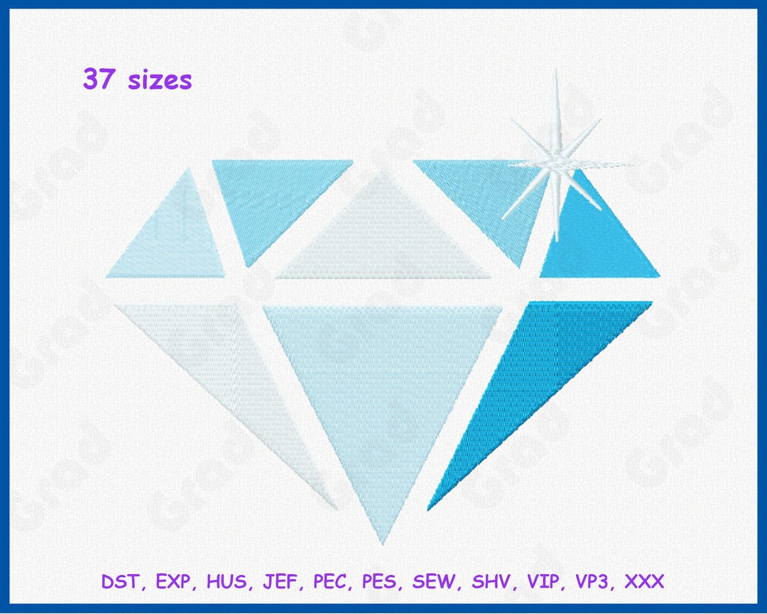 37 Sizes Diamond Embroidery Design. Machine Embroidery Design. - Etsy
