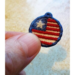 FSL American Flag Machine Embroidery Desin Free Standing Lace ...