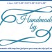 6 Sizes Label Handmade Embroidery Machines Design Instant Download ...