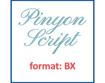 Great Vibes Font Embroidery Design Format BX - Etsy