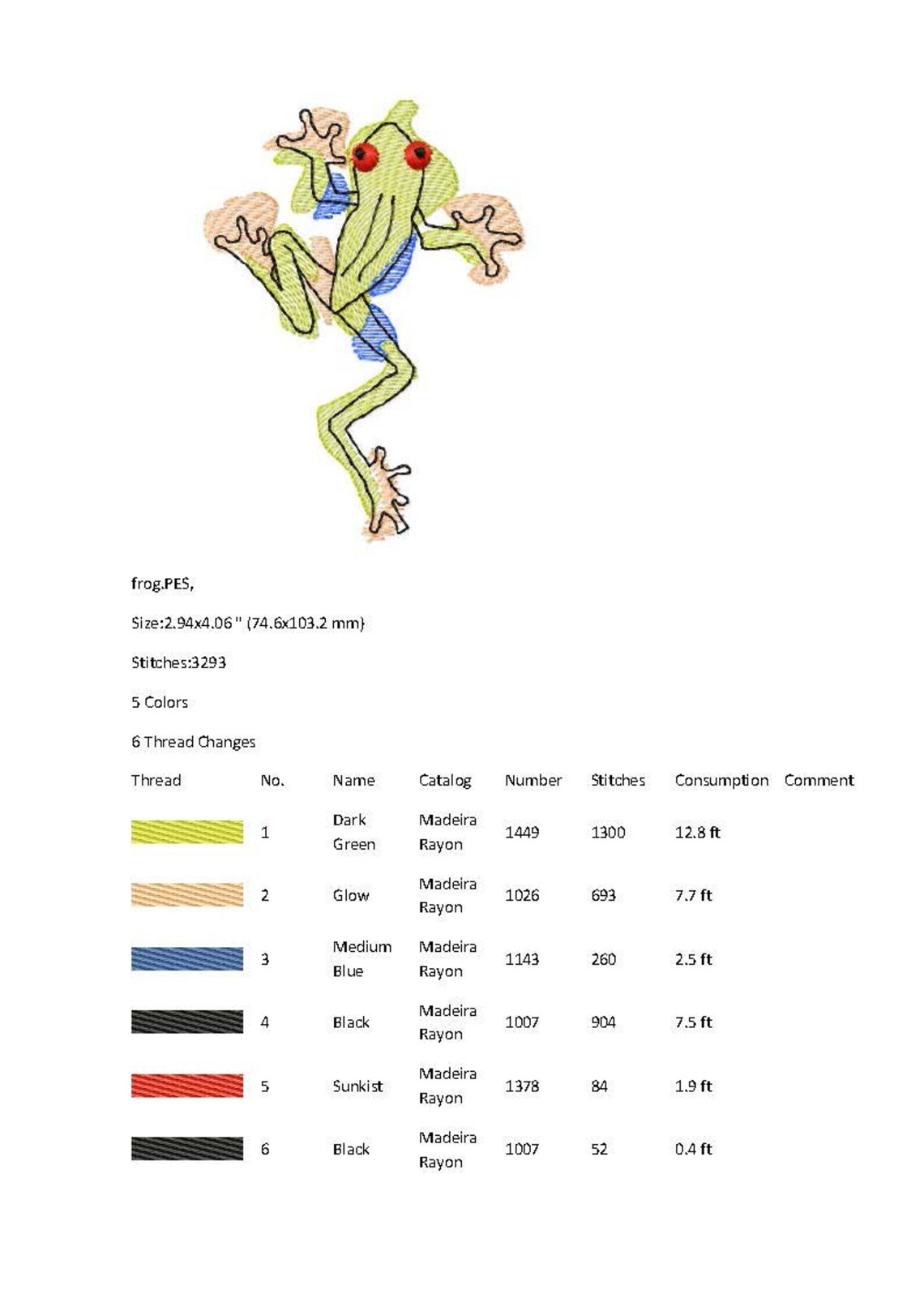 Machine Embroidery Design Watercolor Frog Child Picture - Etsy