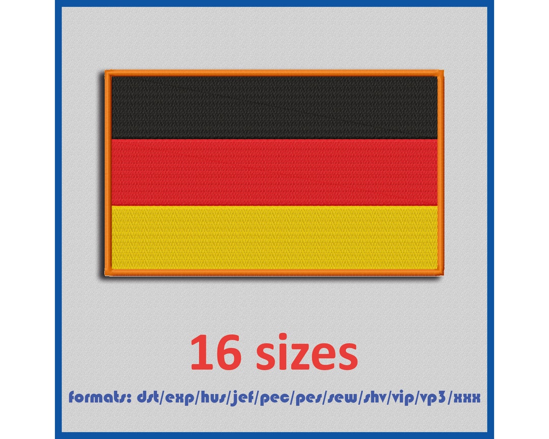 Germany Flag Embroidery Machines Design Instant Download Digital Files ...