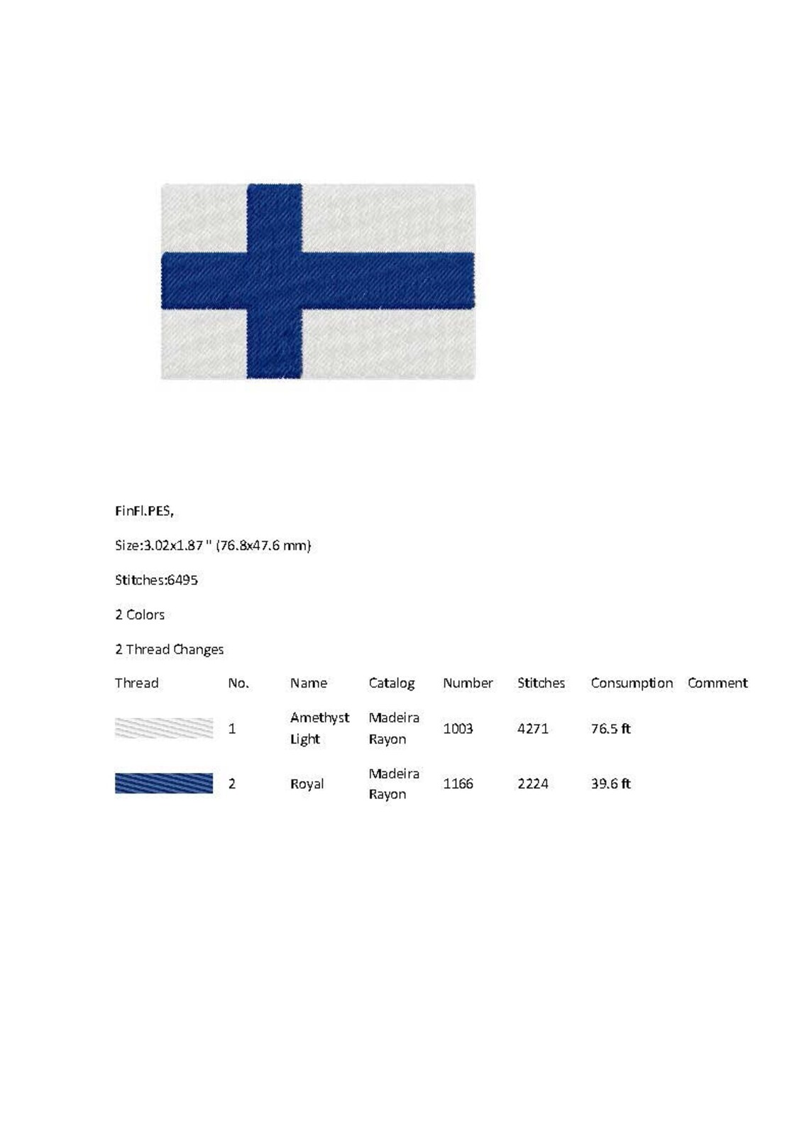 Finland Flag. Embroidery Machines Design. Instant Download Digital ...