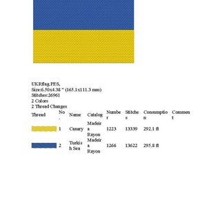 Ukraine Flag Embroidery Machines Design Instant Download Digital Files ...