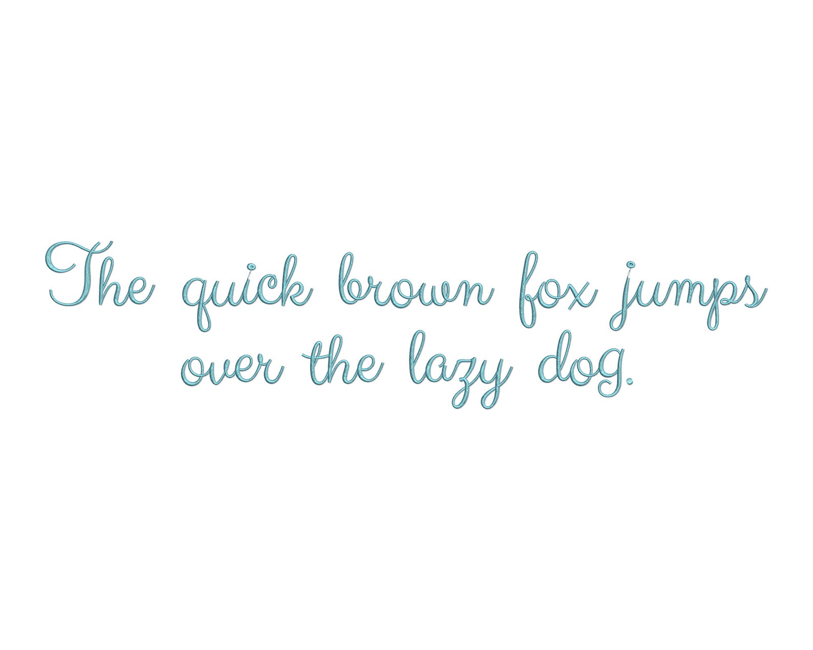 Clicker Script Embroidery Font 10 Sizes 0.5(1/2), 1, 1.5, 2, 2.5, 3, 3. ...