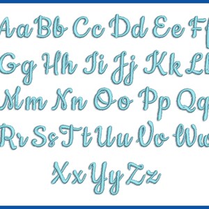 Machine Embroidery Fonts Cookie. 12 Sizes. 11 Formats. - Etsy