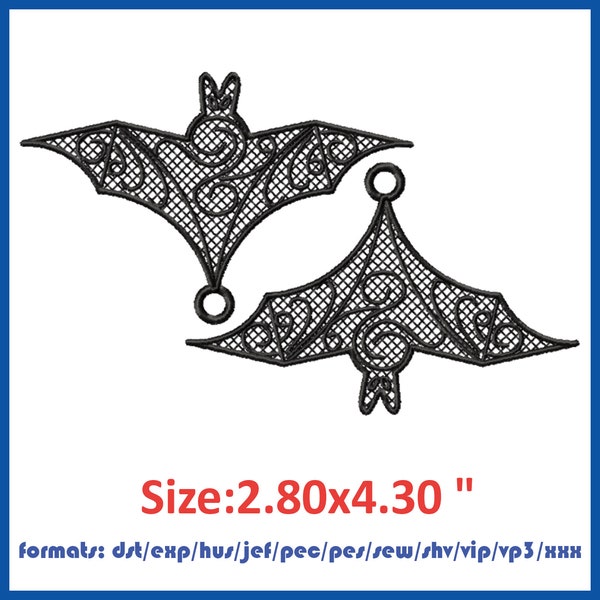 Lace Bat - Etsy