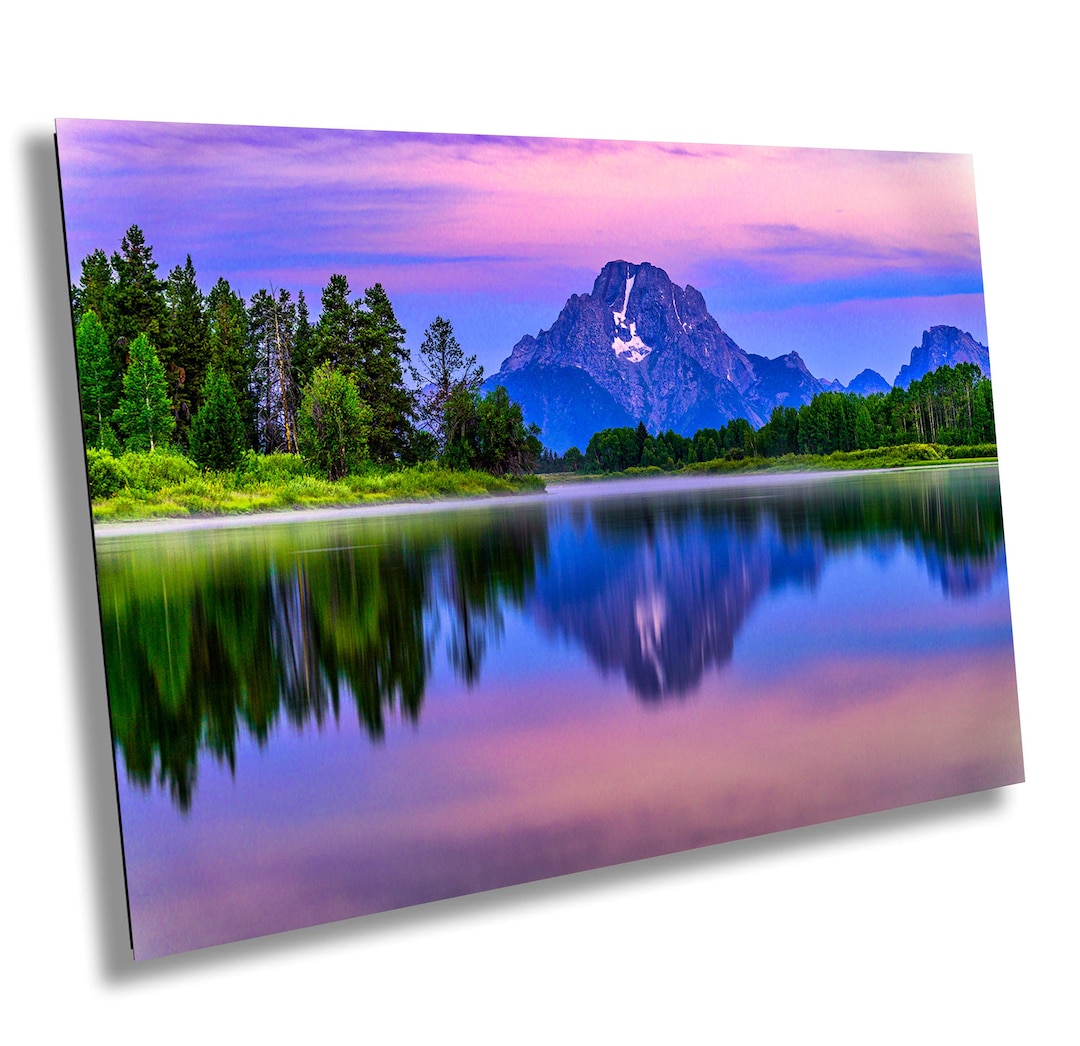 Teton National Park Print: Oxbow Bend Sunrise, Snake River Reflection ...