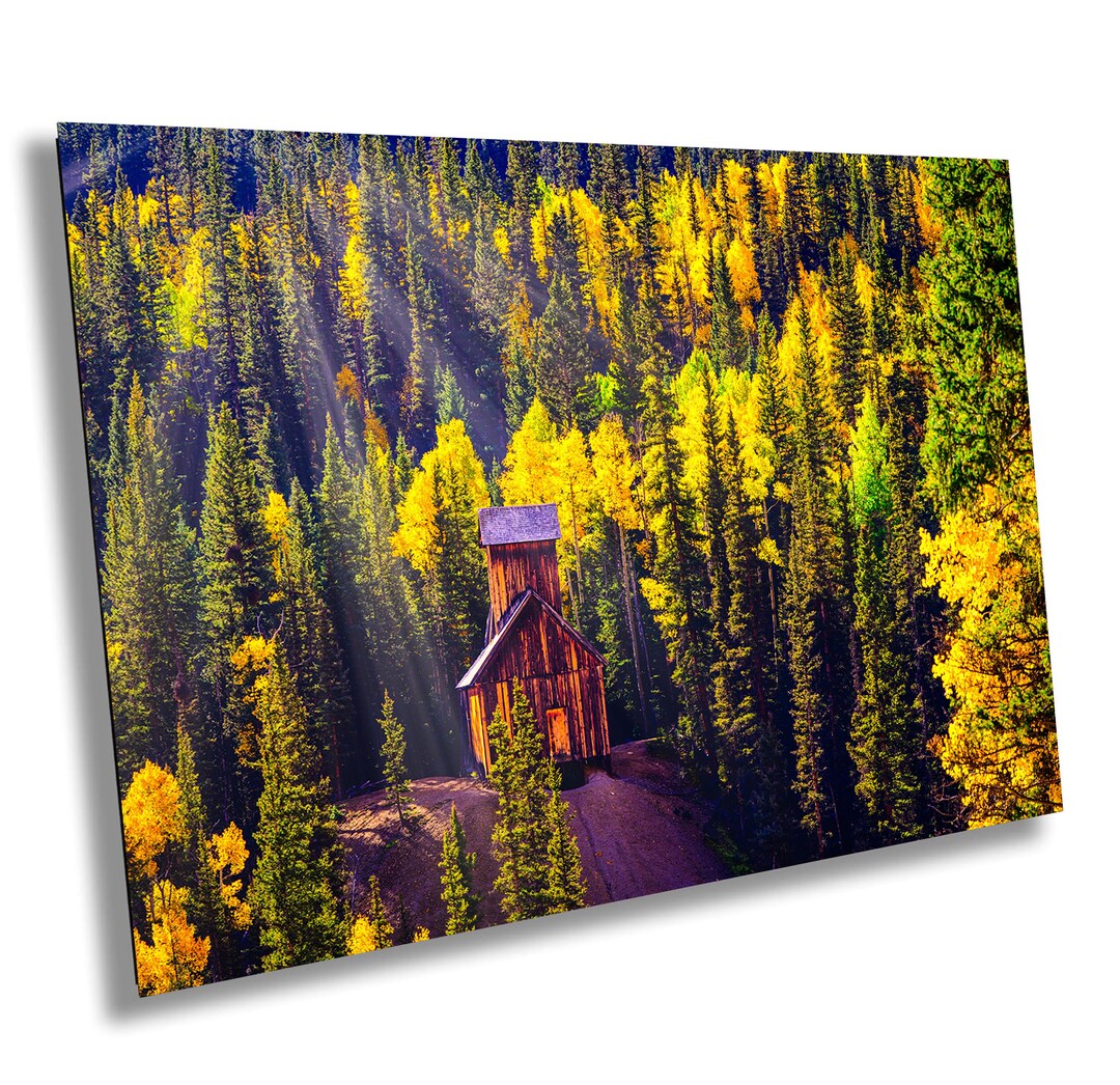 CO Million Dollar HWY Rustic Cabin Ironton Colorado Aspen Trees San ...