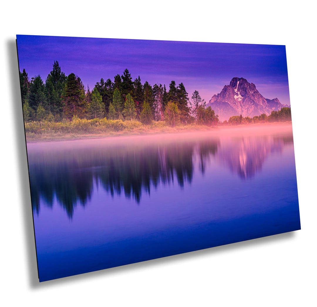 Teton National Park Print: Oxbow Bend Sunrise, Snake River Reflection ...