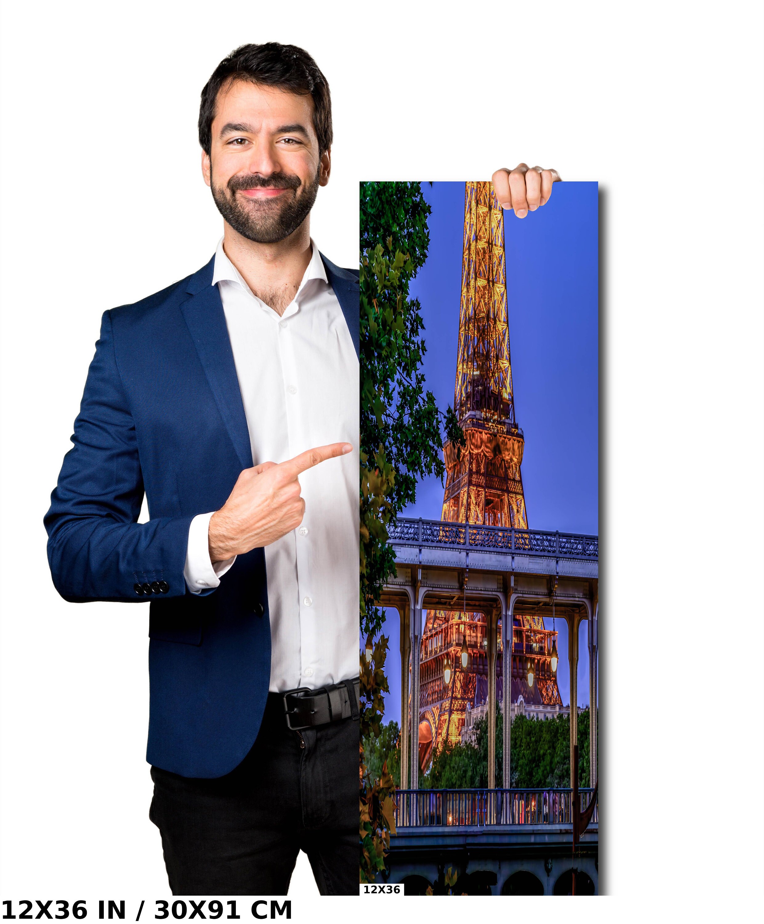 France Paris Eiffel Tower Pont De Bir Hakeim Inception Bridge - Etsy