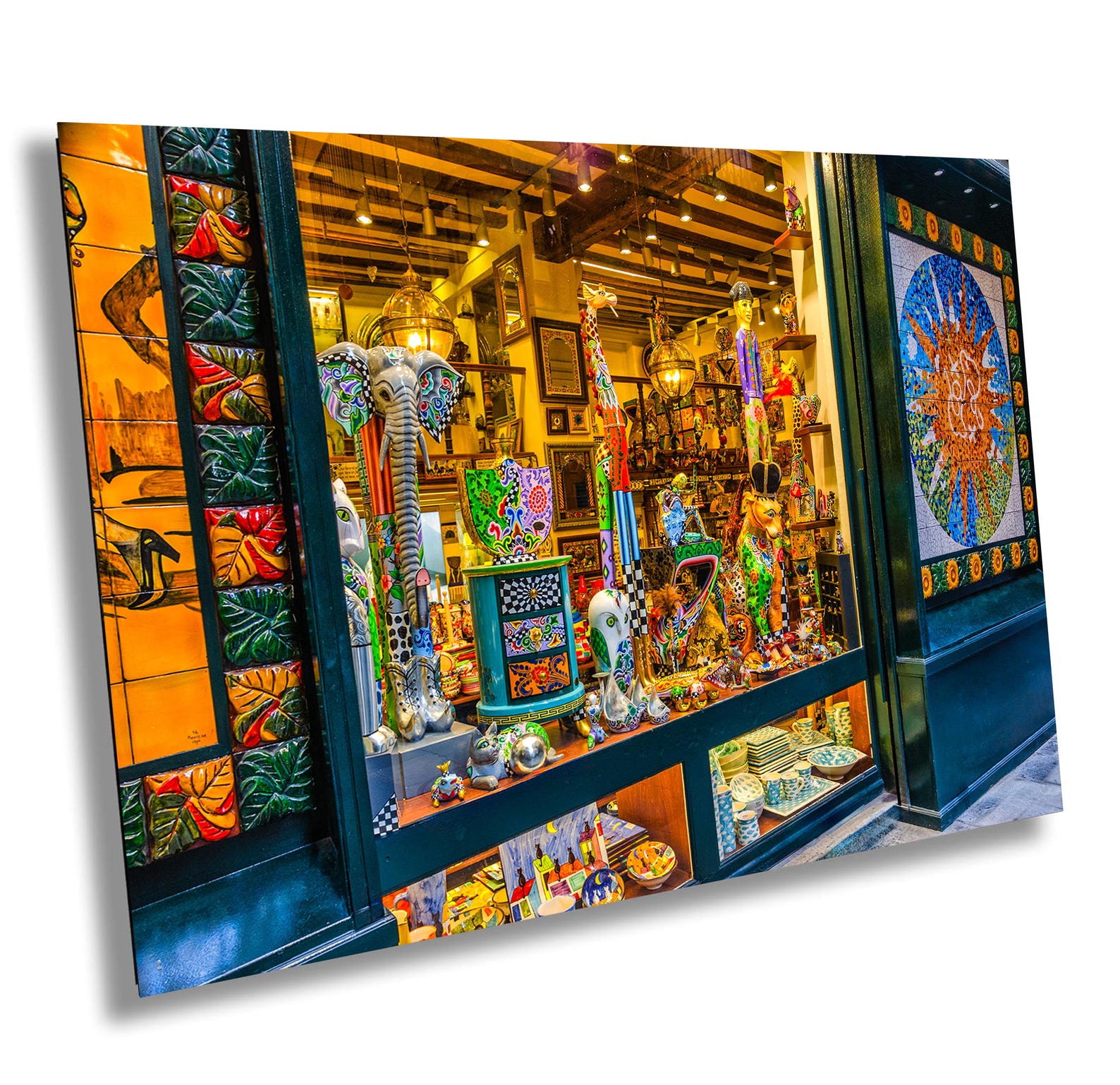 Spain Barcelona Colorful Storefront - Etsy