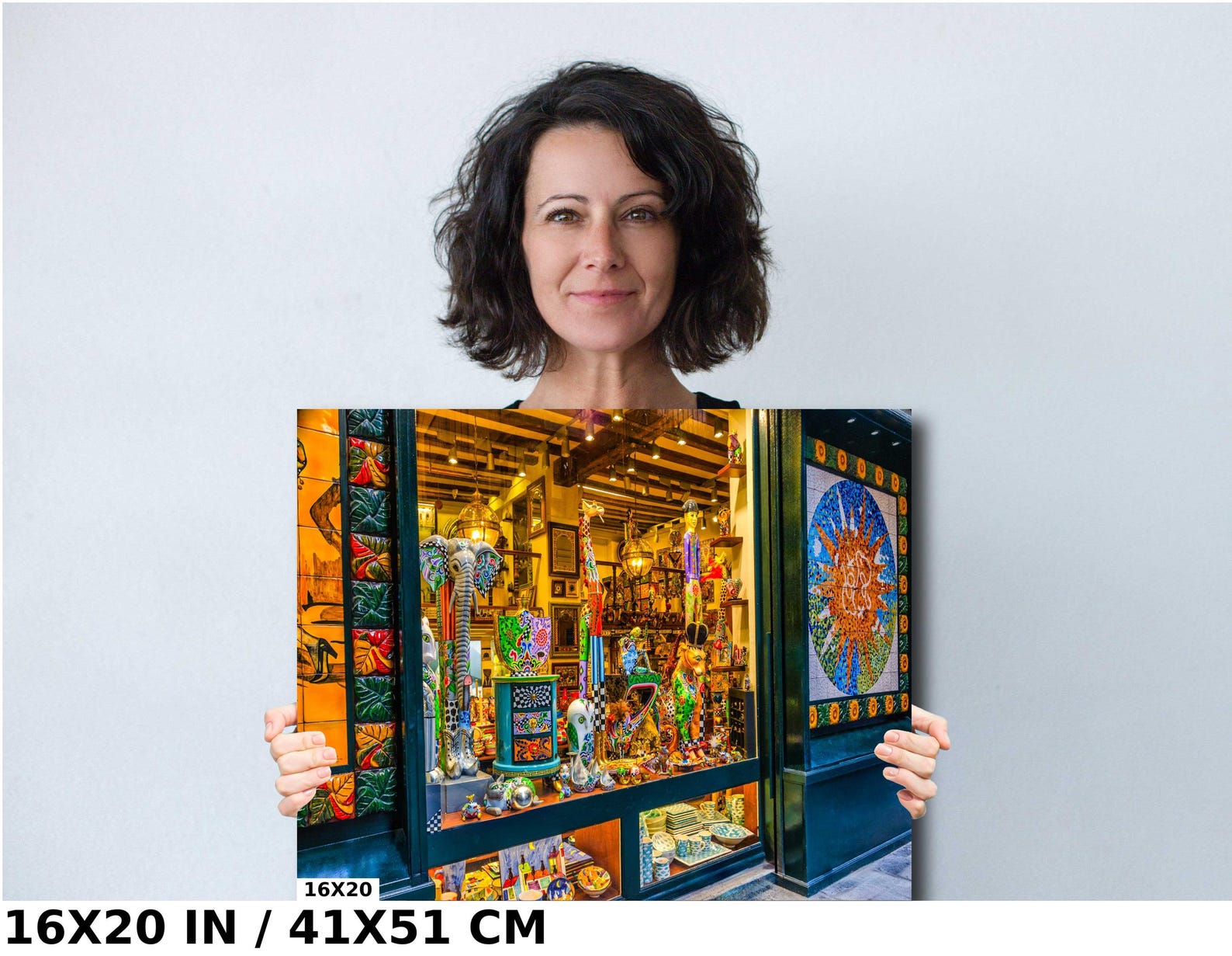 Spain Barcelona Colorful Storefront - Etsy