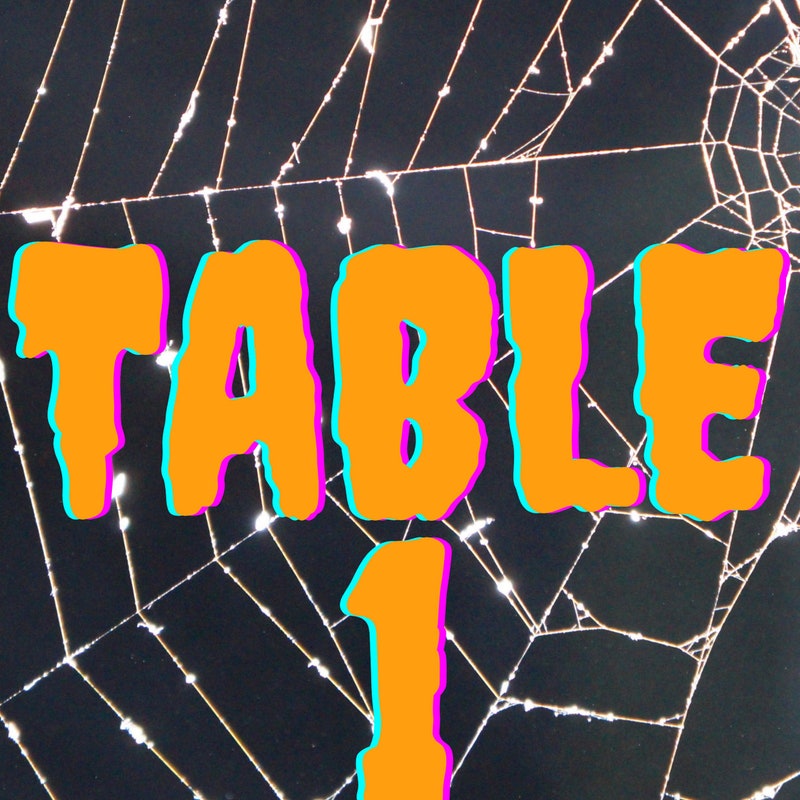 Spooky Table Numbers - Etsy