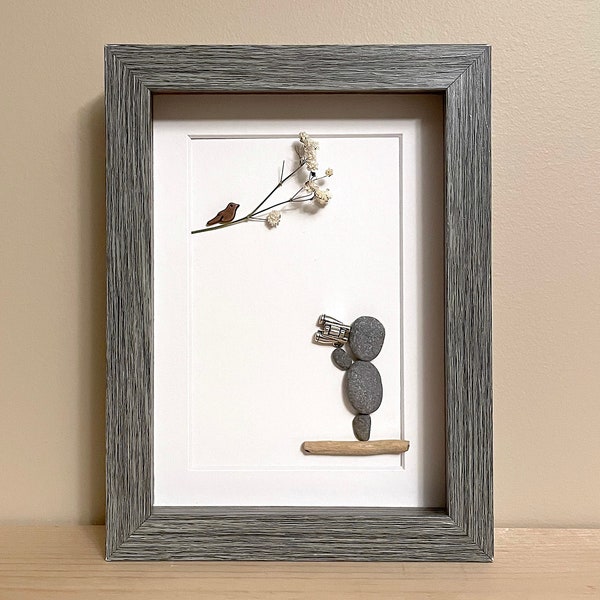 Bird Pebble Art - Etsy