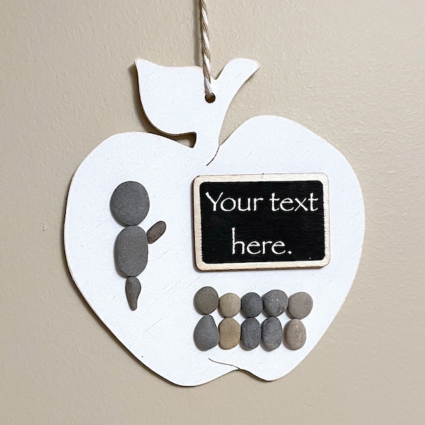 Teacher Pebble Art - Etsy