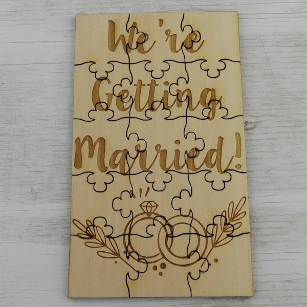 We Are Getting Married Announcement - Etsy
