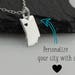 Indiana Necklace • Indiana State Charm Necklace • Indiana Shaped ...