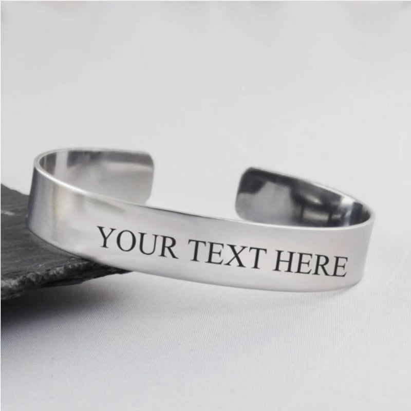 Bracelet With Text - Etsy