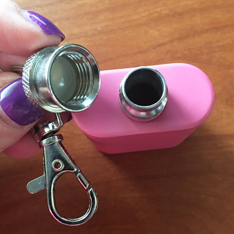 Personalized Maid of Honor Gift Mini Flask Engraved Keychain - Etsy