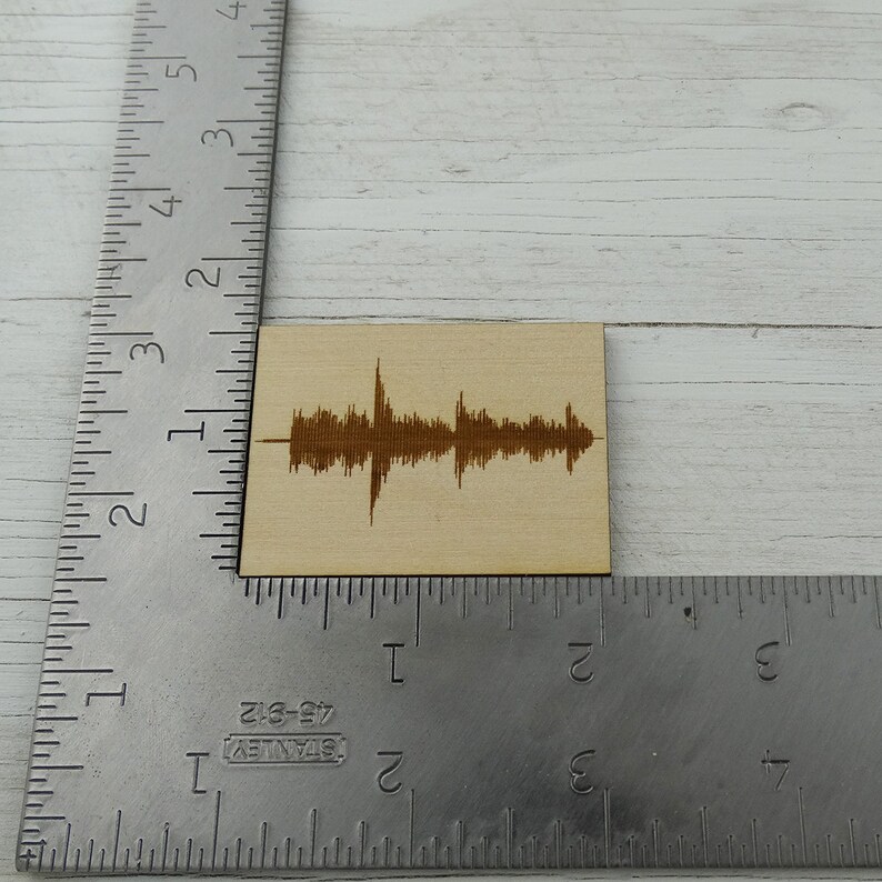Personalized Audio File Sound Wave Wood Magnet Basswood - Etsy