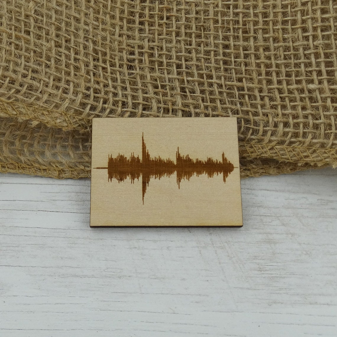 Personalized Sound Wave Magnet: Custom Audio File Engraved Basswood - Etsy