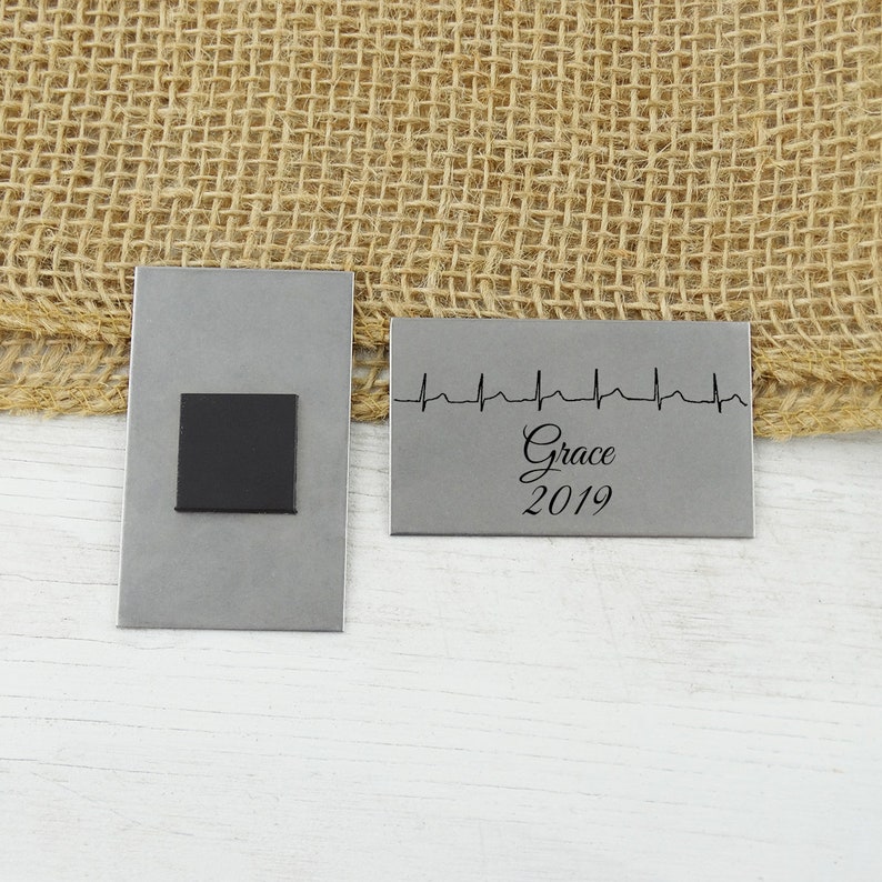 Personalized Engraved Magnet - Stainless Steel Engraved With Memorials ...