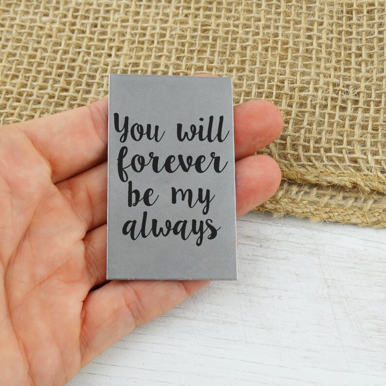 Personalized Engraved Magnet - Stainless Steel Engraved With Memorials ...